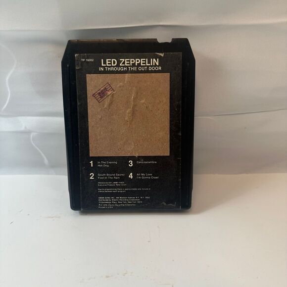 Media | Led Zeppelin In Through The Out Door 8 Track Tape | Poshmark